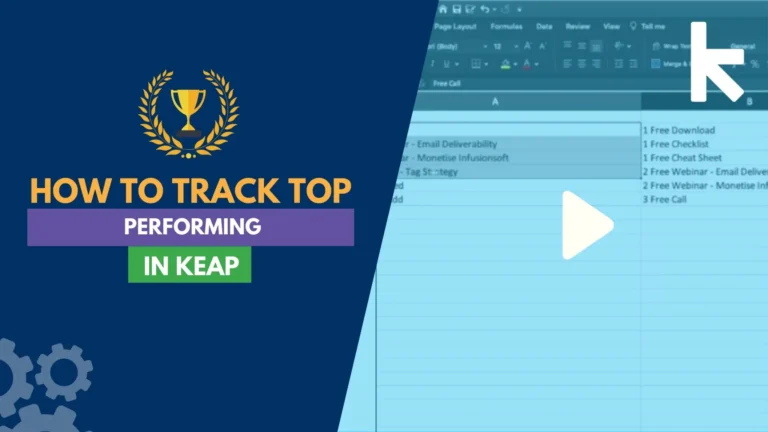 How To Track Your Top Performing Lead Magnets In Infusionsoft & Keap | Streamline For Success ...